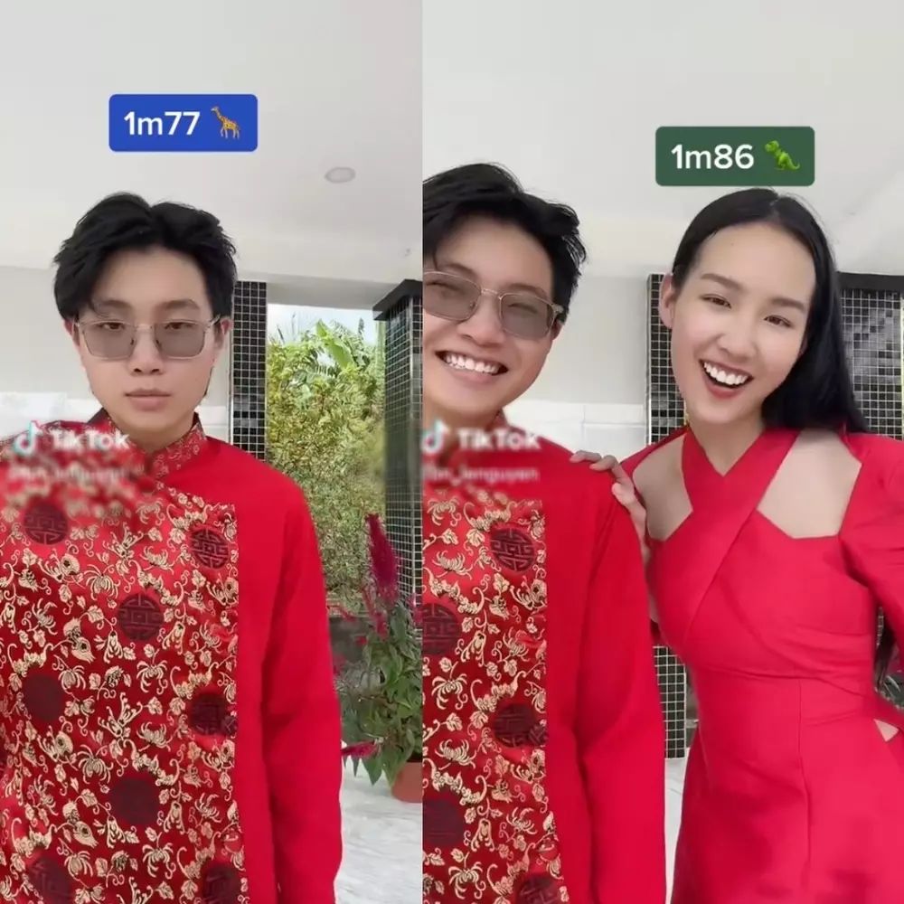 Cao 1m86, Hoa hậu Bảo Ngọc khoe cả gia đình toàn "người khổng lồ" với chiều cao gần 2 mét